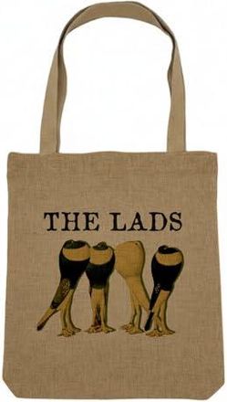 Fabulous Sac Shopping Tote Bag Aspect Lin - The Lads Pigeon Humour Biologie Illustration Ancienne - Sac de Courses Toile Epaisse 360g Beige Naturel Cabas Port&eacute;