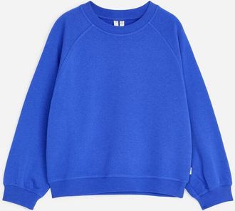 Arket Sweatshirt Aus Baumwolle -Blau