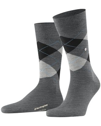 Burlington Wadenhohe Socken mit Schurwolle in Argyl-Muster in