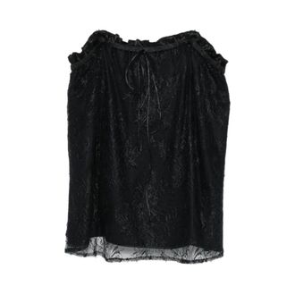 The Nina Studio Femme, Tops, Noir, Taille: 38 FR Spaghetti Strap Top