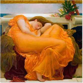 Artery8 Leighton Flaming Juni Kunstplakat Ungerahmter gro&szlig;er Druck 61x61 cm