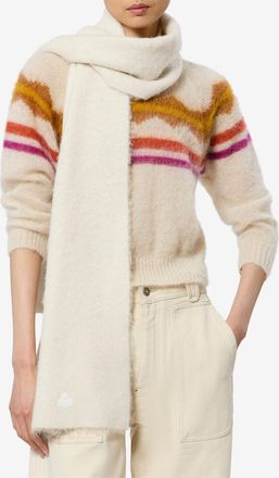 Isabel Marant &Eacute;charpe Peliz En Alpaga - Femme - &Eacute;cru - - Isabel Marant