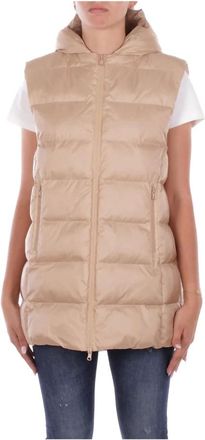 Max Mara Femme, Vestes, Beige, Taille: 36 FR Padded Vest