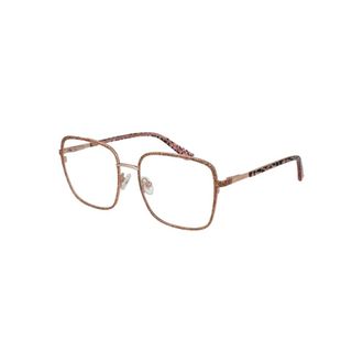 Guess Femme, Accessoires, Rose, Taille: ONE Size Monture Optique Carrée en Or Rose