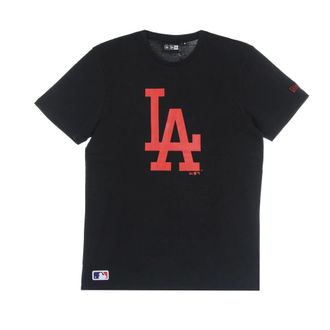 New Era Homme, Tops, Bleu, Taille: S Dodgers Logo Tee Marine/Rouge Manches Courtes