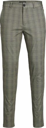 Jack & Jones Herren Pantalon Jpstmarco Jjphil Nor Brown Check, Brown Stone, 27W / 30L