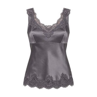 Dolce & Gabbana Top sans manches - Femme - Tops - Gris - Taille: 38 FR