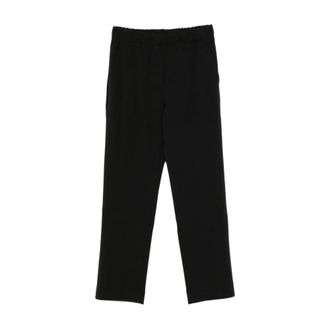 Max Mara Milano-Strick Jerseyhose - - Trousers - Damen - Schwarzk - S