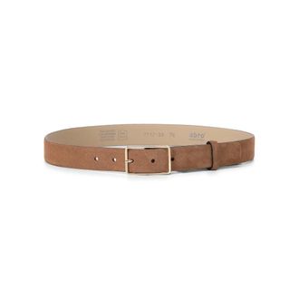 Abro Femme, Accessoires, Brun, Taille: 100 CM Velour Leather Belt