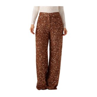 Harper & Yve Holly-Pa 2 Wide Hosen - - Trousers - Damen - Braun - S