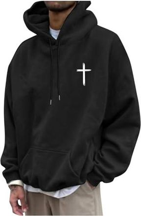 Generic Sweat a Capuche Homme Hooded Sweatshirt T-Shirt Graphique &agrave; Manches Longues pour Homme avec Sweats &agrave; Capuche pour Femme