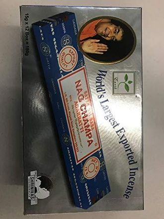 Satya Jewelry Nag Champa Agarbatti Räucherstäbchen, Holz Handstäbe, Mehrfarbig, 22 x 13 x 8 cm