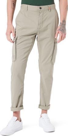 Camel Active Herren Tapered Fit Toronto Cargo Freizeithose, Dunkel Grün, 42W / 36L