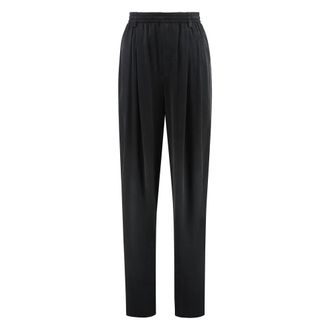 Alexander Wang Turned Down Elastic Waistband Hosen - - Trousers - Damen - Schwarzk - M
