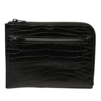 Saint Laurent Pre-owned Cuir pochettes-minaudieres - Femme - Pre-owned - Noir - Taille: ONE Size