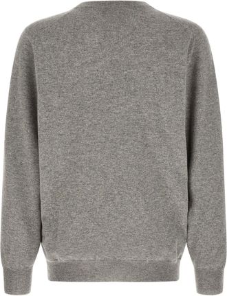Brunello Cucinelli Pure Cashmere Crewneck Sweater - Gray