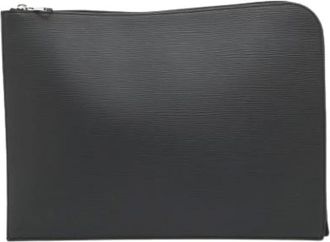 Louis Vuitton unisex, Pre-owned, Noir, Taille: ONE Size Pochette en cuir Pre-owned