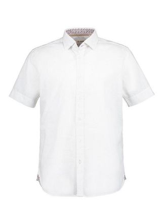 Fil Noir Herren Kurzarmhemd wei&szlig;