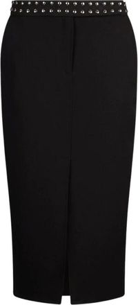 Liu Jo Femme, Jupes, Noir, Taille: 40 FR Jupe Longuette avec Clous