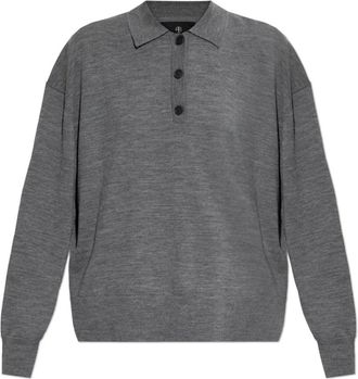 Anine Bing Femme, Pulls, Gris, Taille: 40 FR Lee Sweater