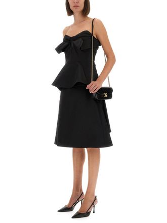 Alexander McQueen Strapless Corset Bodysuit - Black