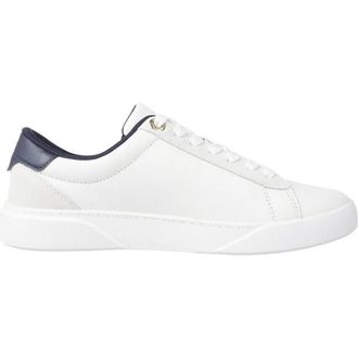 Tommy Hilfiger Cremefarbene Leder-Sneakers Athleisure-Stil - - Shoes - Damen - Beige - 36 EU