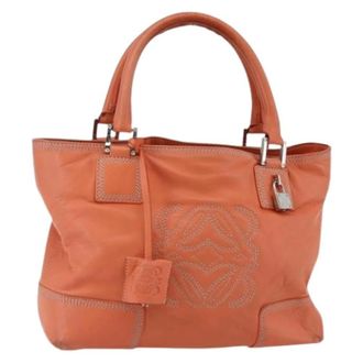 Loewe Pre-owned Lederhandtasche - - Pre-owned - Damen - Orange - ONE SIZE