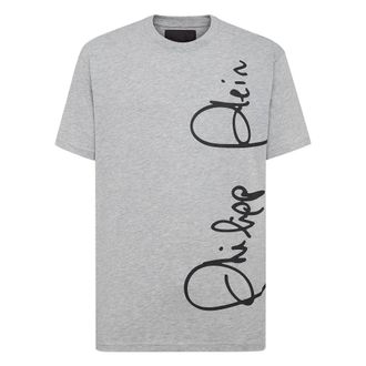 Philipp Plein T-Shirt Rundhals - - Tops - Herren - Grau - XL