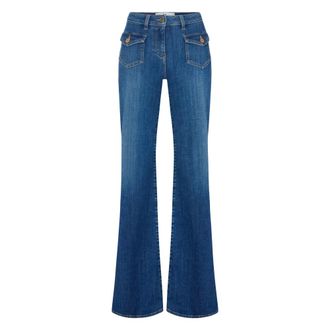 Elisabetta Franchi Wide Jeans - - Jeans - Damen - Blau - W25