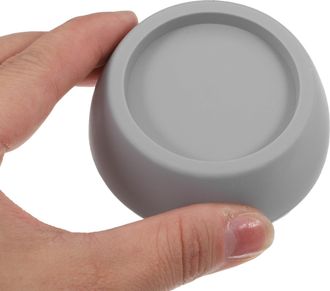 DOITOOL 4 St&uuml;ck Antivibrationspad aus Gummi rutschfeste M&ouml;belgleiter f&uuml;r Waschmaschine und Stuhlbeine Graue Bodenschutz Puffer zur H&ouml;henverstellung und Fixier