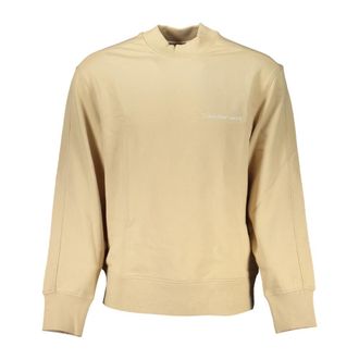 Calvin Klein Homme, Sweatshirts et sweats &agrave; capuche, Beige, Taille: S Long Sleeve SweaT-shirt