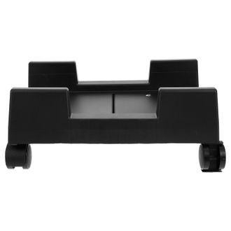 Hemobllo Mobiler CPU St&auml;nder mit Rollen Stabiler Computer Tower Halter aus Metall Schwarz mit Bremsen Praktischerpc Halter f&uuml;r Homeoffice und B&uuml;ro