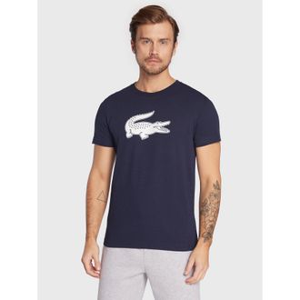 Lacoste T-Shirt TH2042 Dunkelblau Regular Fit