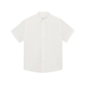 Les Deux Homme, Chemises, Blanc, Taille: XL Chemises Manches Courtes