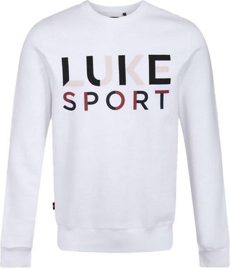 Luke Sweatshirt f&uuml;r Herren (Wei&szlig;/Schwarz)