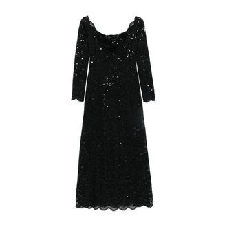 Paco Rabanne Femme, Robes, Noir, Taille: 36 FR Long Dress