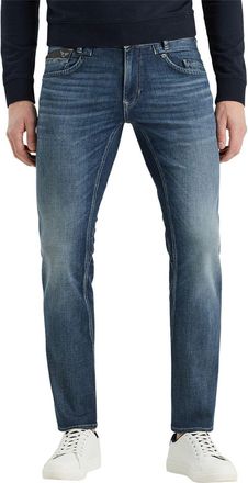 PME Legend Herren Jeans Commander 3.0 - Relaxed Fit - Blau - Deep Mid Blue, Größe:32W / 32L, Farbe:Deep Mid Blue DMB