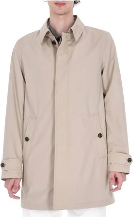 Sealup Homme, Manteaux, Beige, Taille: M Naviglio Grande Raincoat