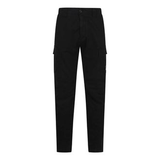 C.P. Company Stretch Sateen Cargohose - - Trousers - Herren - Schwarzk - L