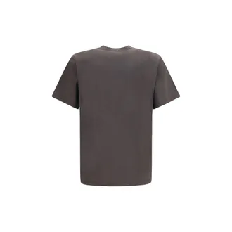 Saint Laurent Mens Brown Silk T-Shirt