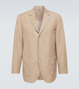 Auralee Blazer en laine et mohair