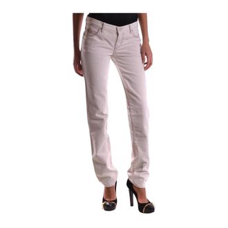 Alexander McQueen Wei&szlig;e Baumwolljeans mit Taschen - - Jeans - Damen - Wei&szlig; - W27