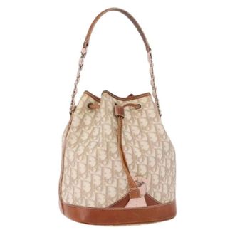 Dior Sac seau vintage Pre-owned en toile - Femme - Pre-owned - Beige - Taille: ONE Size