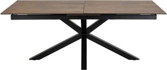 Hellin Hellin - Table de salle &agrave; manger rectangulaire extensible en c&eacute;ramique 8/10 places L200/240 - neiva