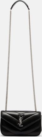 Saint Laurent Schultertasche Lou Lou Mini aus Leder