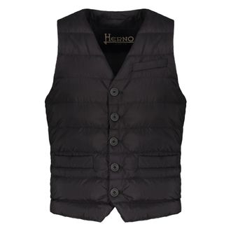 Herno Eleganter Weste f&uuml;r vielseitige Looks - - Jackets - Herren - Schwarzk - S