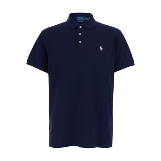 Polo Ralph Lauren Macro Piquet Polo - - Tops - Herren - Blau - XL