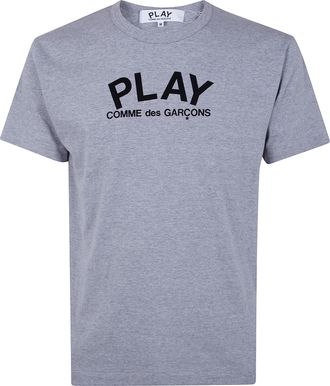 Comme Des Gar&ccedil;ons T-Shirt Logo Print Play Logo