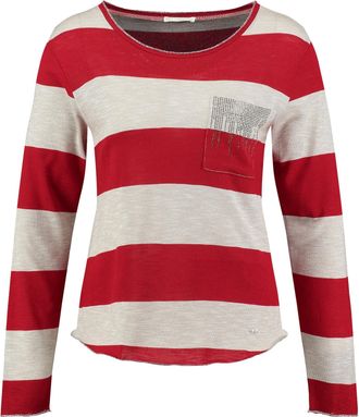 Key Largo Key Largo Damen Niagara Round Lonsleeve, red (1300), M