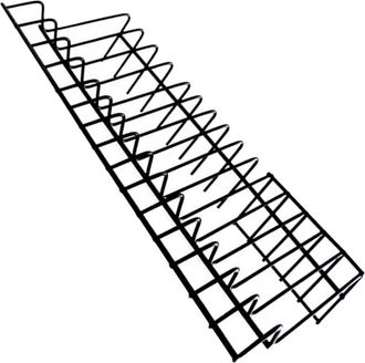 Pretyzoom Praktischer Eisen Zangenhalter Tisch Organizer Platzsparend Zangenständer für Werkstatt Büro Desktop Werkzeugaufbewahrung Schwarz